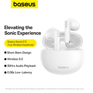 Baseus Bowie E12 TWS True Wireless Bluetooth Headphones Short Stem ...
