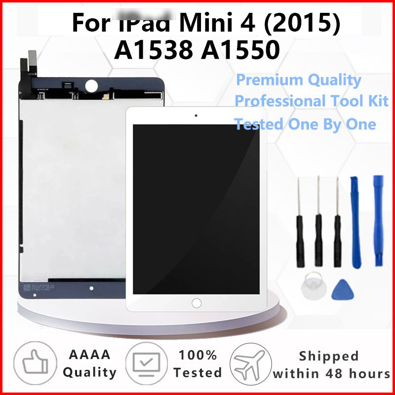 100% Test Good Quality LCD For iPad Mini 4 A1538 A1550 LCD Display ...