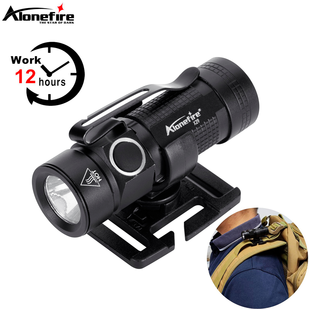 AloneFire X29 Mini Portable LED Flashlight For Fishing Hiking Backpack ...