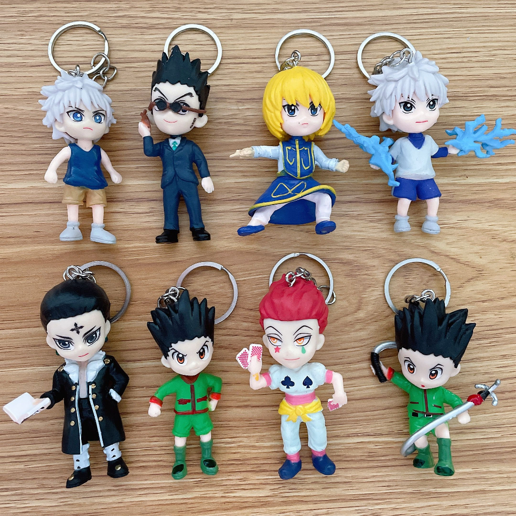 8Pcs 6cm Anime Hunter x Hunter Figure Killua Zoldyck Gon Freecss ...