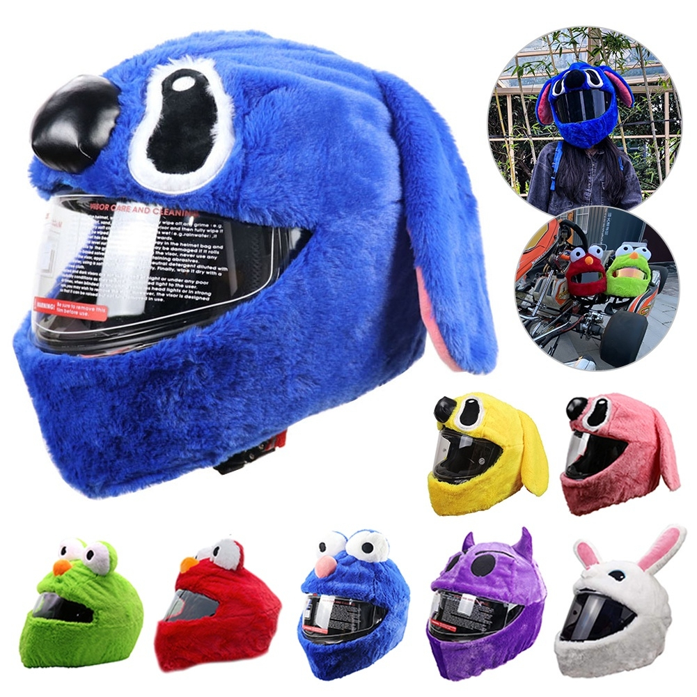 helmet cover pikachu panda animal personality Motorcycle Fullface ...