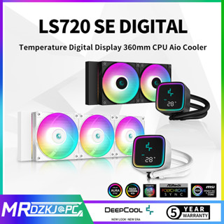 Deepcool LS520 SE Digital / LS720 SE Digital CPU AIO Liquid Cooler ARGB White 240 360 Water ...