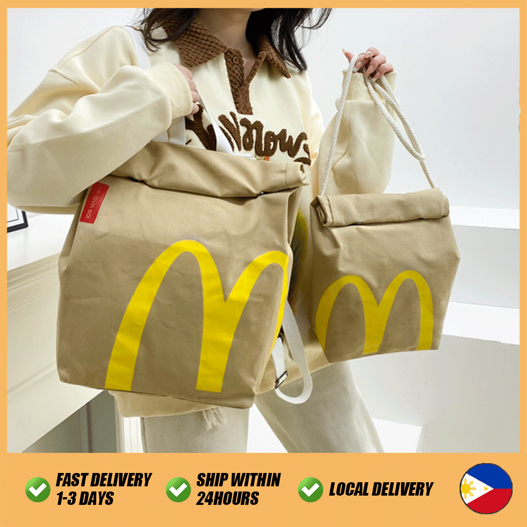 Mcdonald's Bag Paper Bag Backpack Women's Backpack Large Capacity ...