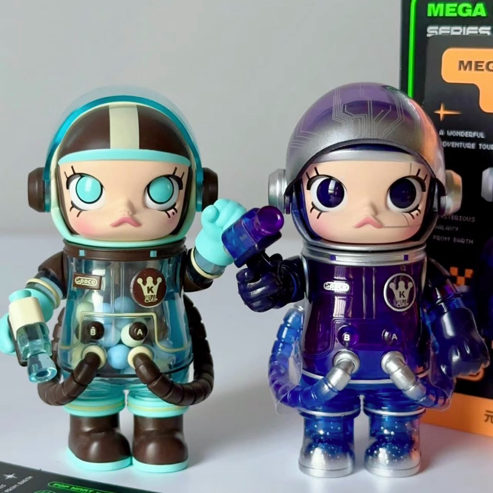 【Genuine】POPMART MEGA SPACE MOLLY 100% V2 Series Set 9 Designs & Secret ...