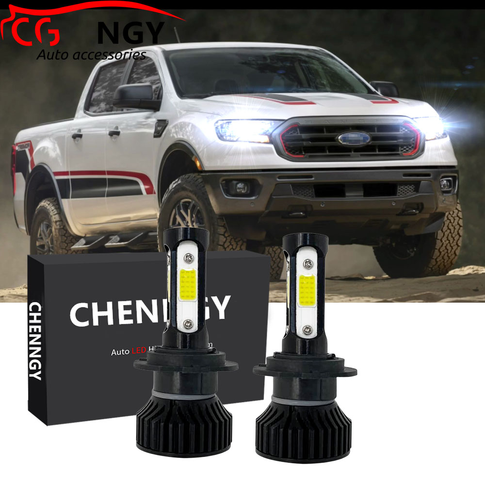 For Ford Ranger 2019 2020 2021 2022 2023 (Headlight Lamp Bulbs) - V4 ...