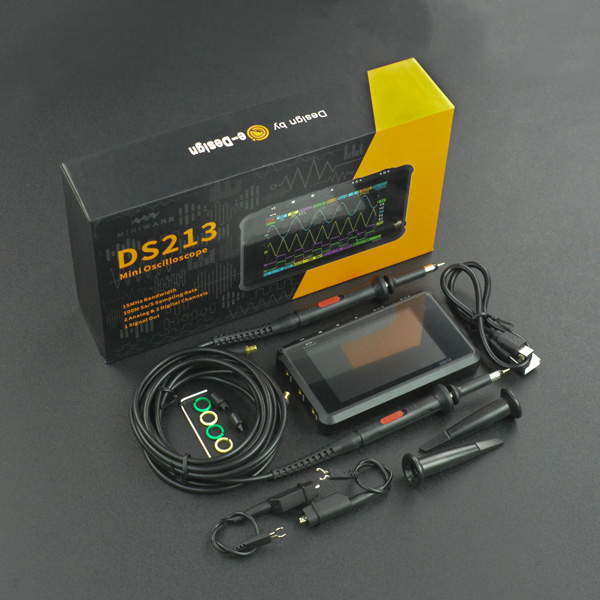 Four-Channel Mini Oscilloscope Various Wave Shapes Real-Time Sampling ...