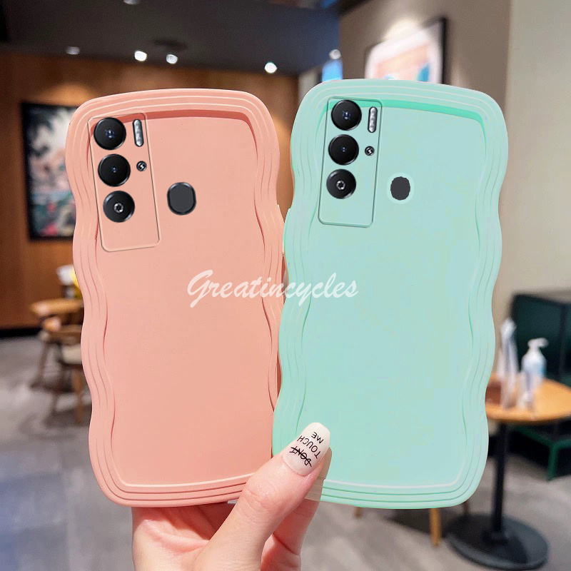 Wavy Edge Case For Tecno Pova Neo LE6 / Pova Neo 2 LG6n Solid Color Soft Case | Shopee Philippines
