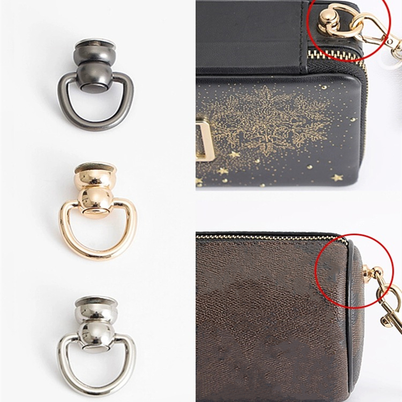 Bag Metal Rivet Snap DIY Purse Handbag Belt Connector Bag Screw Nail ...