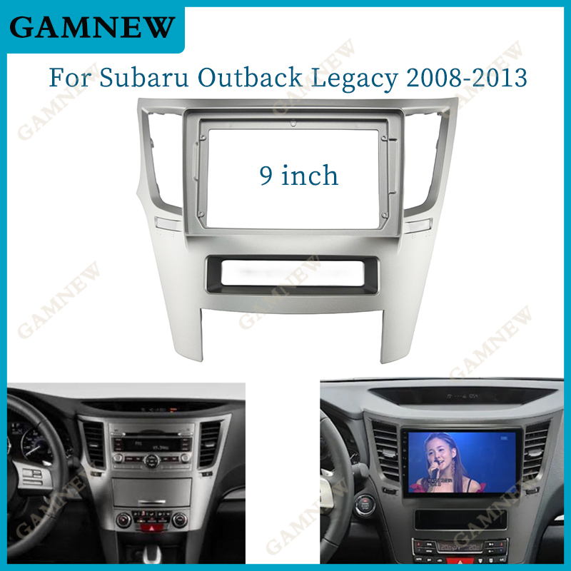9 Inch Car Frame Fascia Adapter For Subaru Outback Legacy 2008-2013 ...