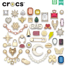 NBaby Shop-NEW Crocs jibbitz Charm Metal Hole Shoes Flower Decorative ...