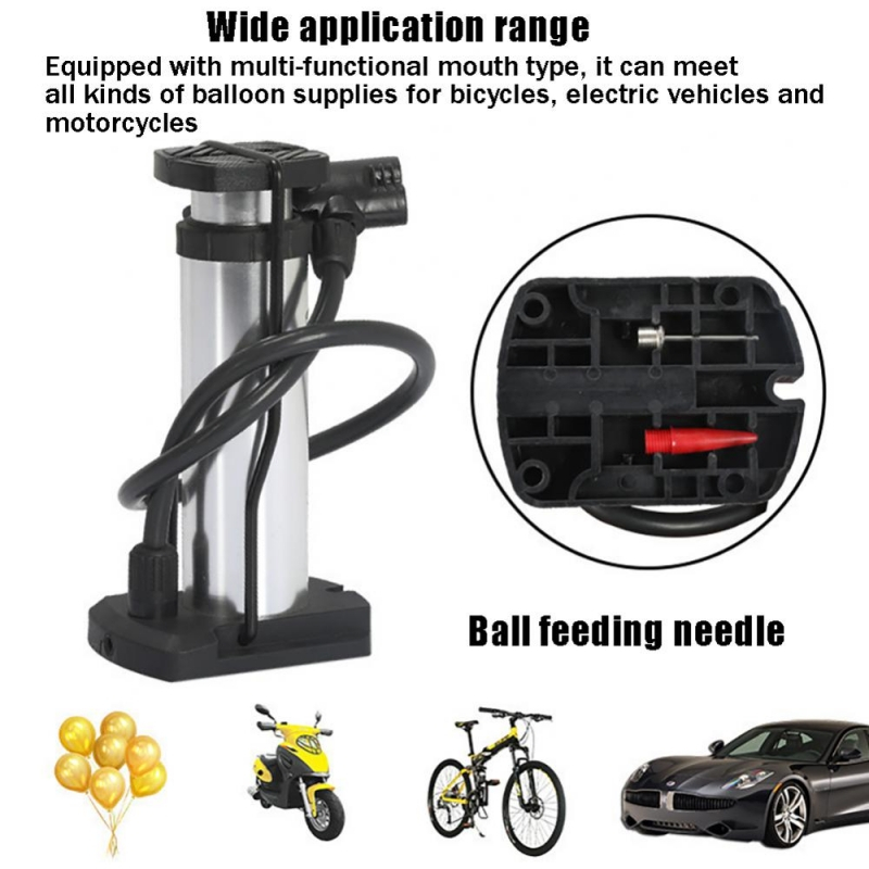 Bicycle Pump Aluminum Alloy Bike Air Mountain Cycling Tire Inflator ...