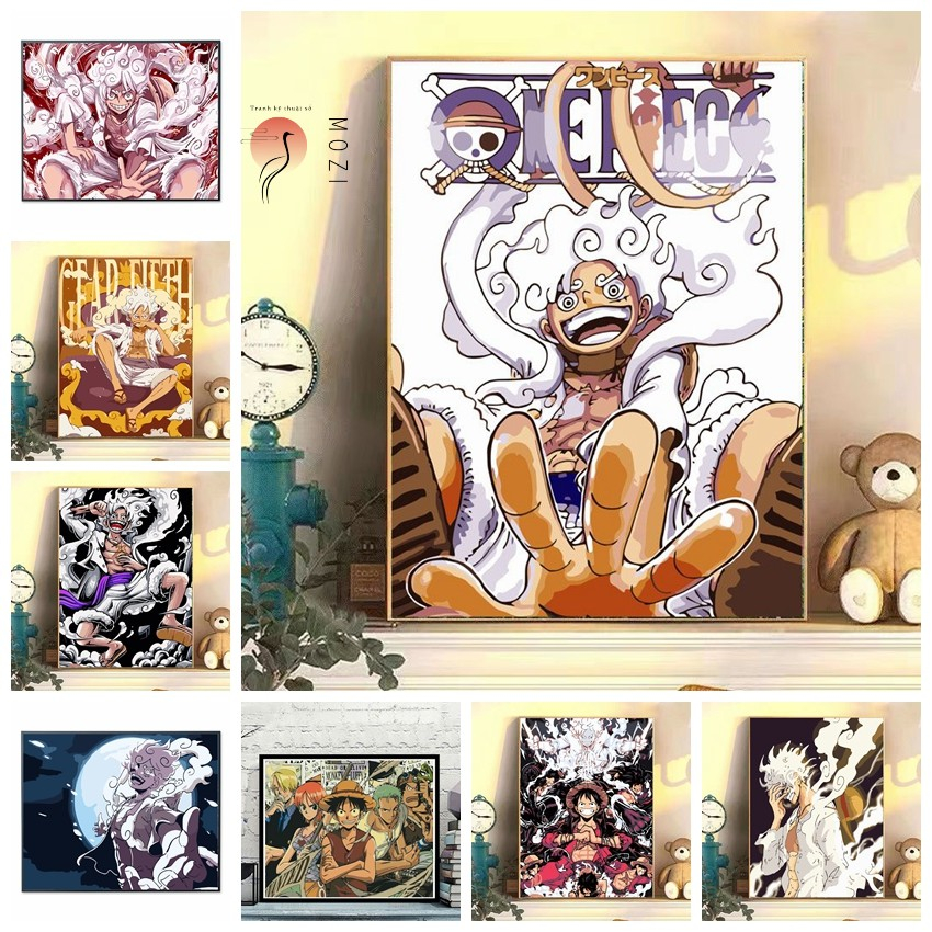 MOZI Five-speed Nika 40*50cm Paint By Numbers Painting Handmade cartoon ...