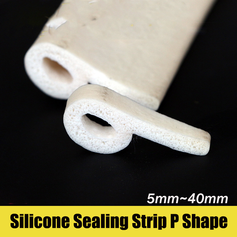 Silicone Foam Strip P-Shaped Strip White Oven Sealing Strip High ...