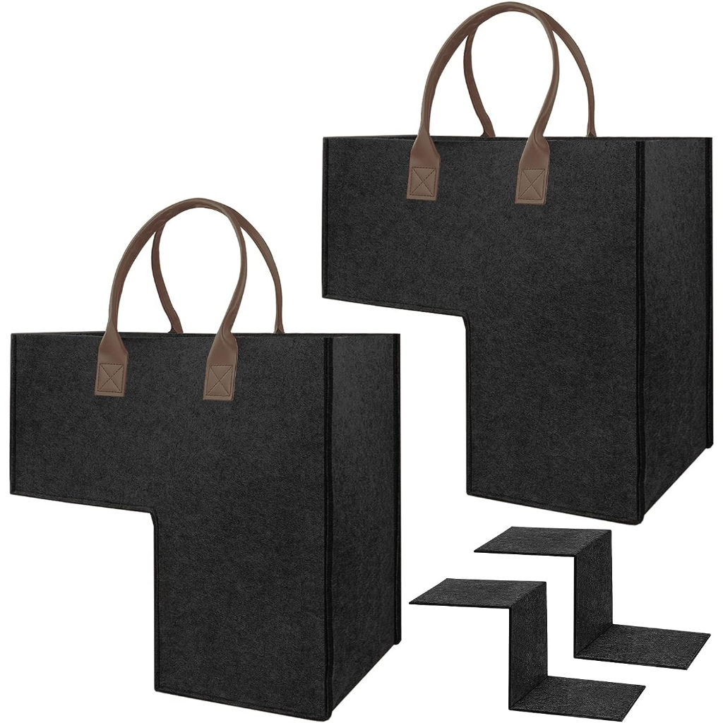 L-Shape Stair Basket Organizer, Foldable Fabric Staircase Storage ...