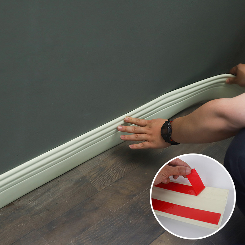 11MM Self-adhesive Wall Skirting Line Wall Skirting Border For ...