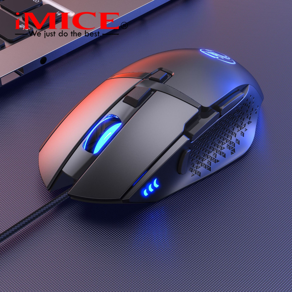 Imice T91 Wired Mouse Luminous USB Interface 7200DPI with Firepower Button | Shopee Philippines