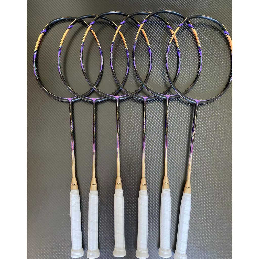 【Ready Stock】Li Ning Badminton Racket AERONAUT 9000I Purple Gold Ultra ...