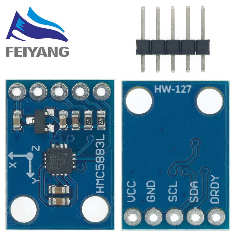 Gy 273 3v 5v Qmc5883l Triple Axis Compass Magnetometer Sensor Module