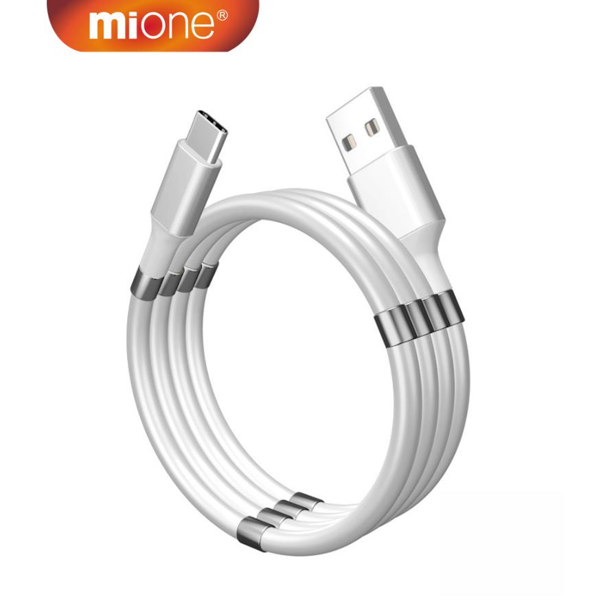 Mione Folder Magnetic Charger Cable USB To Type C Charging Cable For iP ...