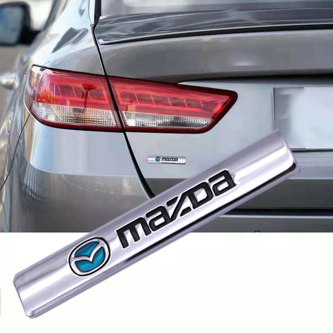 1 Piece Metal For MAZDA MS Logo Car Auto Side Fender Rear Emblem Badge ...