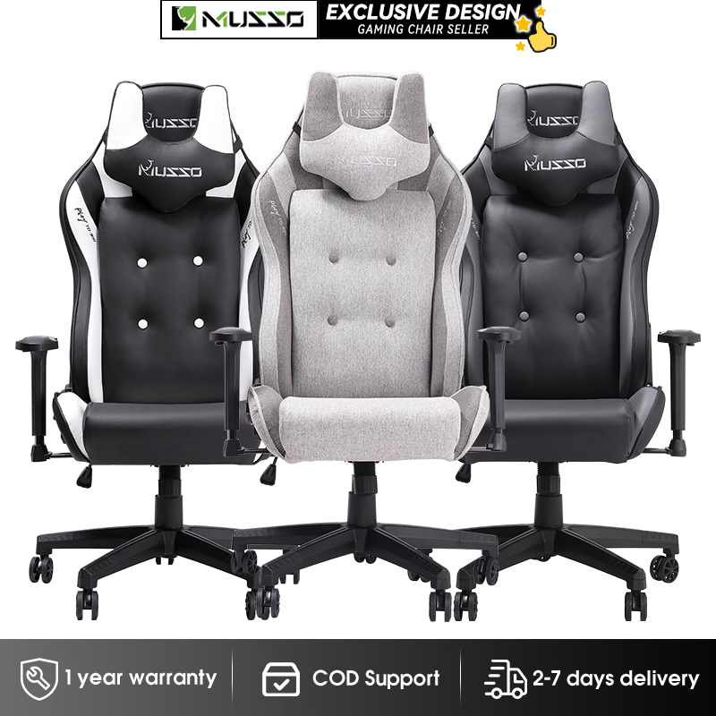 MUSSO Matador Series Gaming Chair Adjustable Computer Chair Premium PU ...