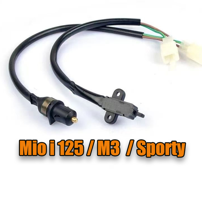 2Pcs YAMAHA MIO i 125 SOUL SPORTY SMILE Copper Brake Switch Cable Micro ...
