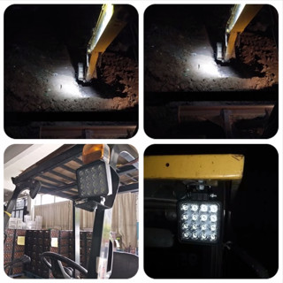 Excavator work light 12V 24V boom light large arm LED headlights ...