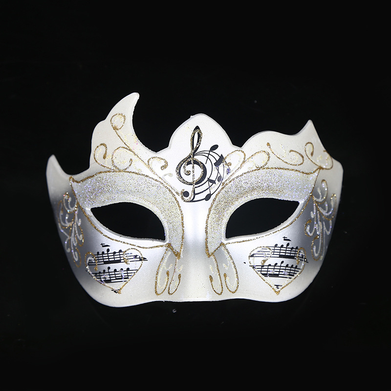 Halloween Masquerade Mask Gold Powder Multi-angle Adult Girls Party ...