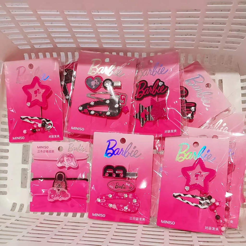 Miniso MINISO Premium barbie Series Small Elements Cute Girl Heart ...