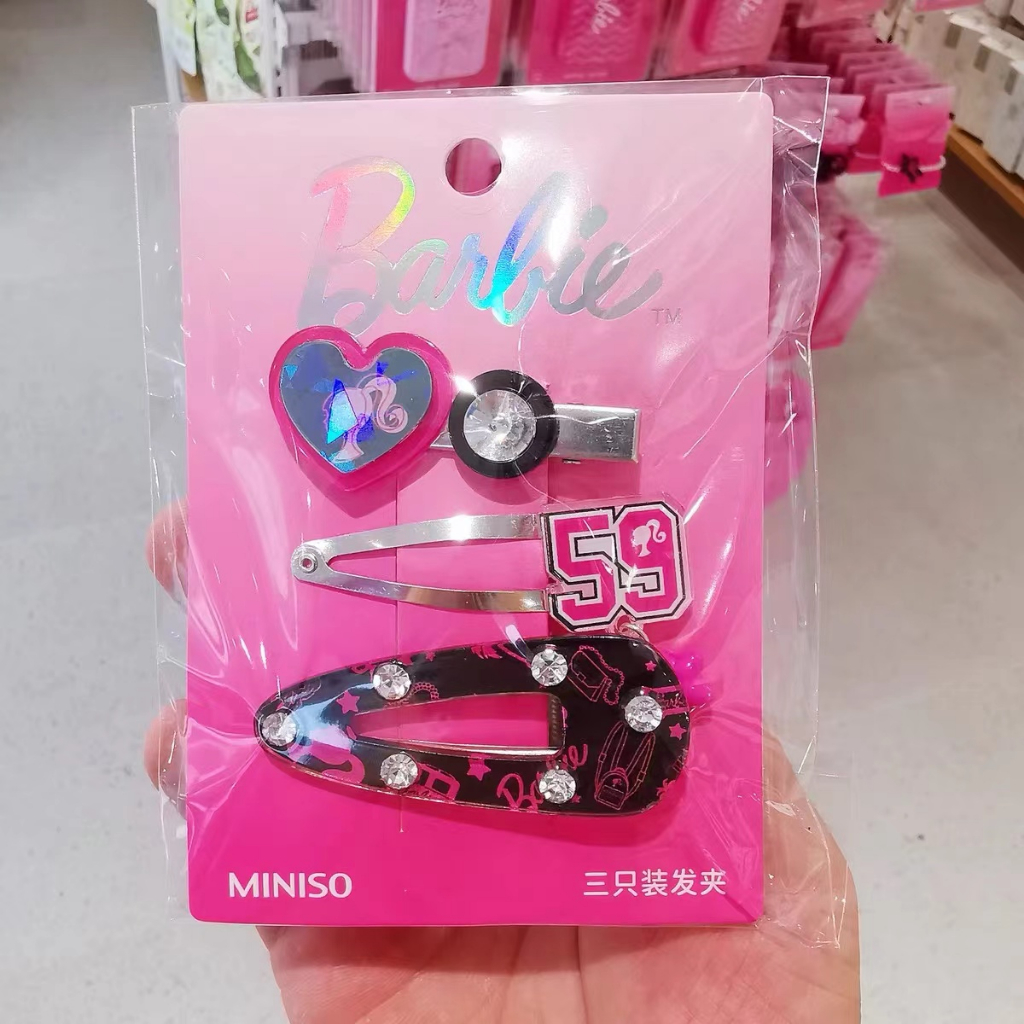 Miniso MINISO Premium barbie Series Small Elements Cute Girl Heart ...