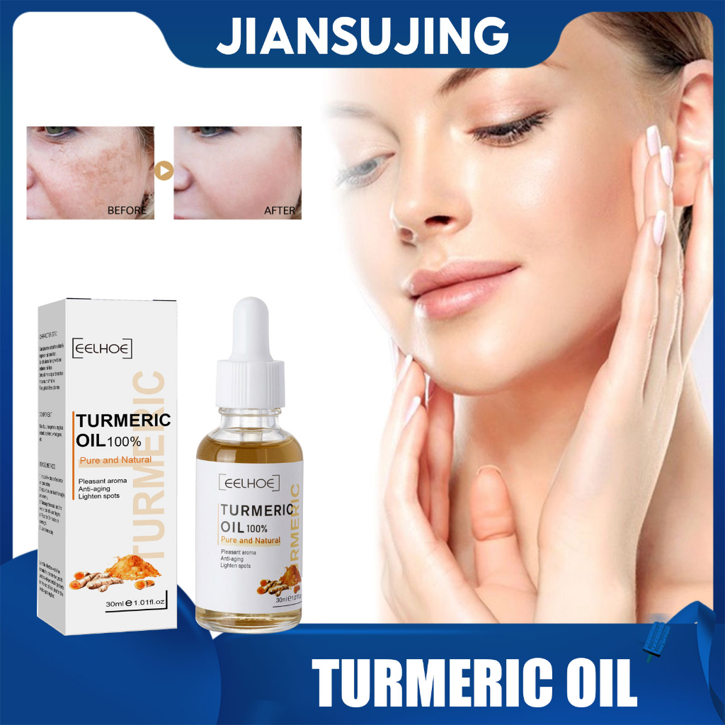 EELHOE Turmeric Dark Spot Correcting Glow Serum Anti-Aging Lightens ...