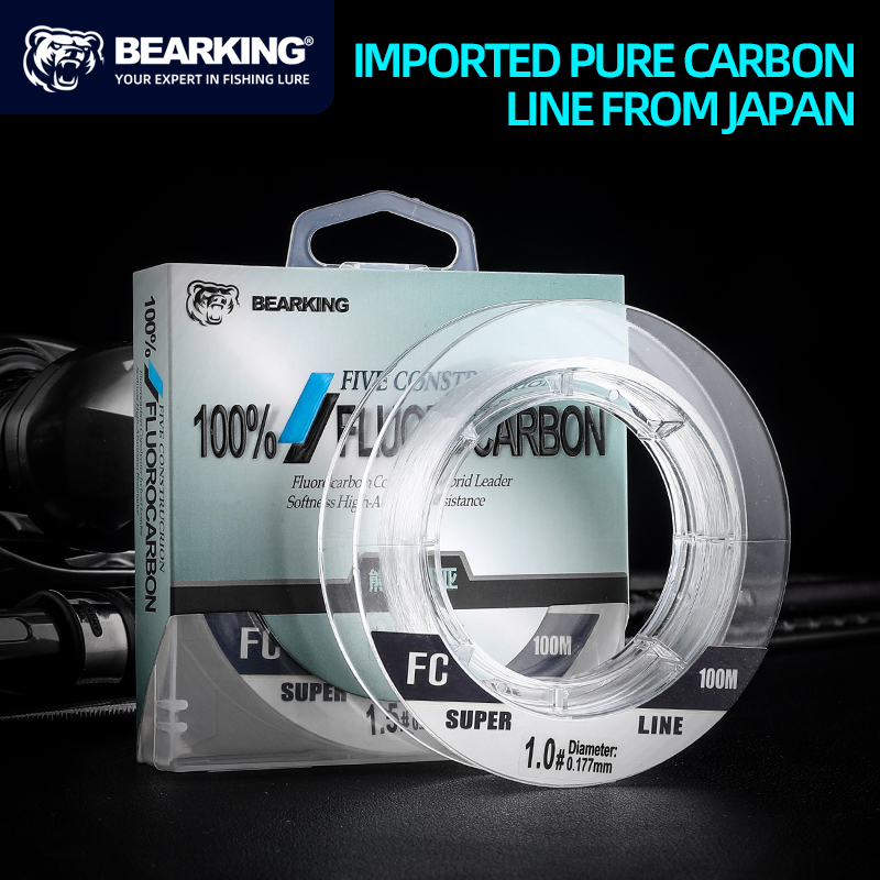 Premium Japanese Imported Carbon Line for Lure Leading: Bearking Carbon ...