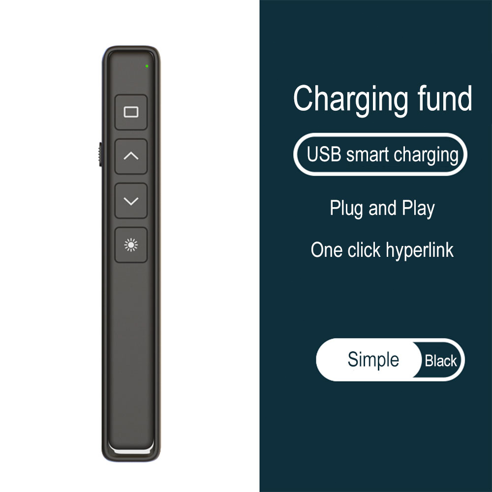 Clicker for Powerpoint Presentation Pointer with Laser USB Wireless ...