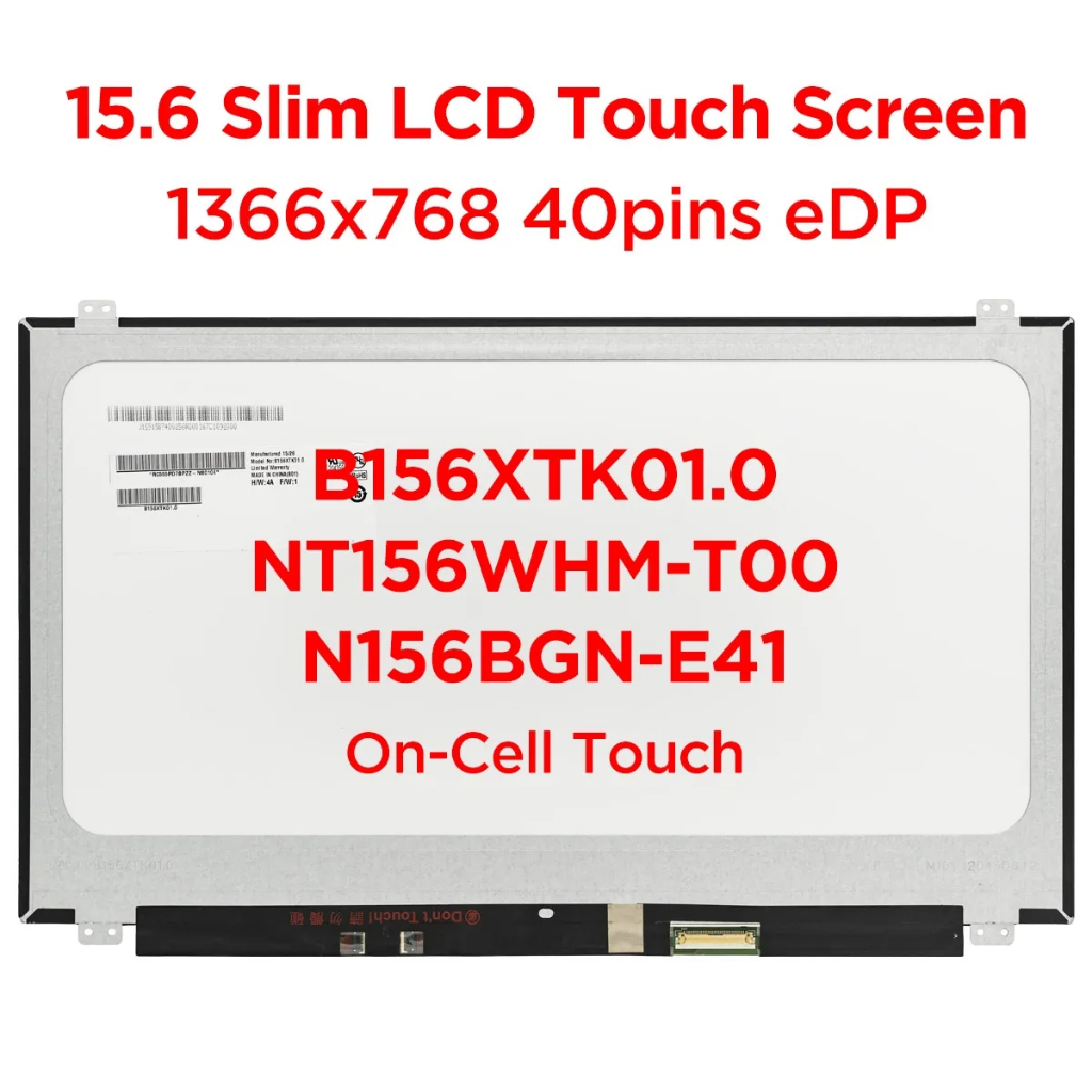 15.6inch Laptop Touch Screen B156XTK01.0 NT156WHM-T00 N156BGN-E41 ...