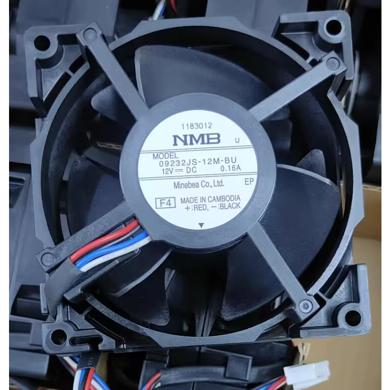 Refrigerator Freezer Fan NMB Fan DC12V 0.16A Refrigerator Air Cooling Motor 09232JS-12M-BU ...
