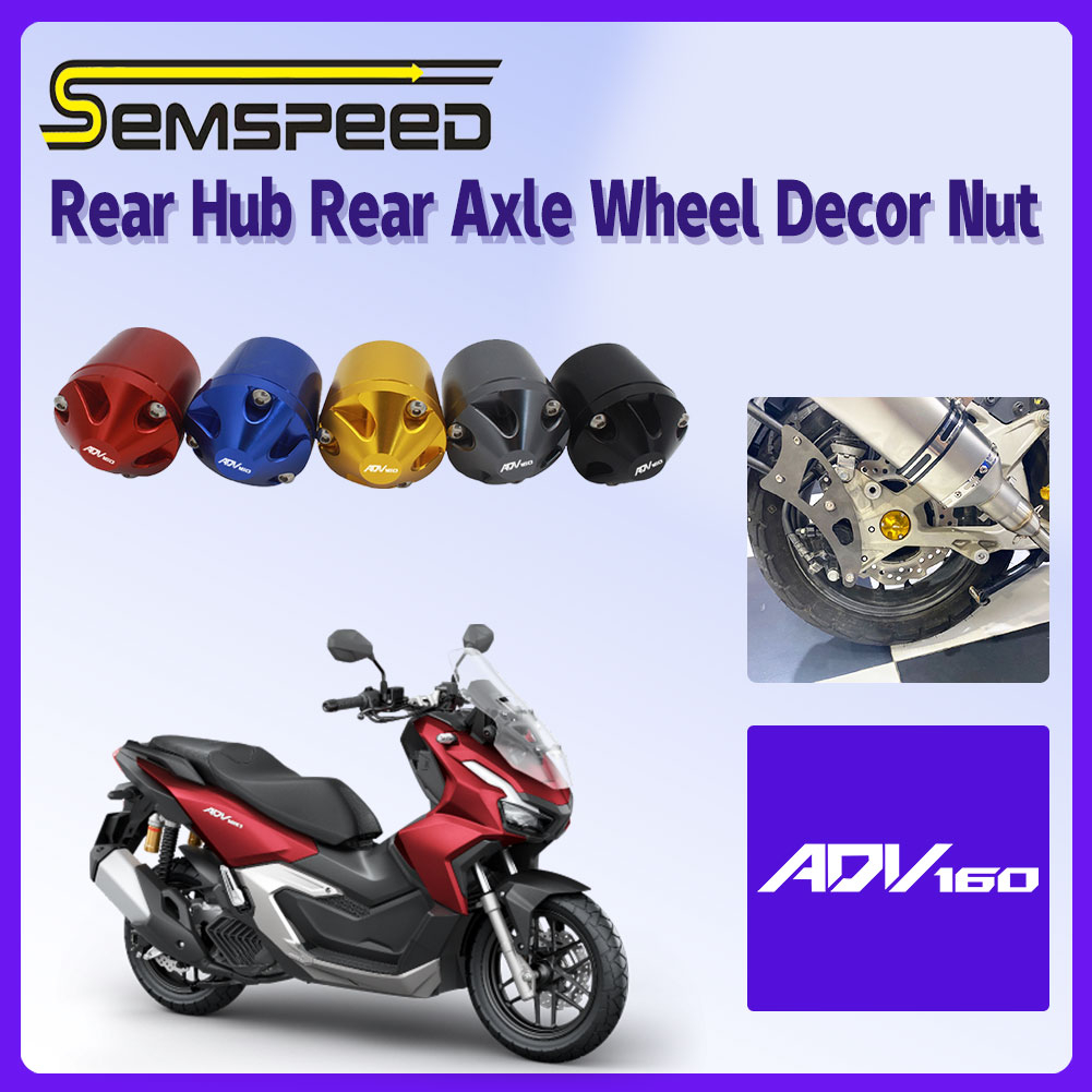 【SEMSPEED】For Honda ADV160 ADV 160 2022-2024 Motorcycle Rear Hub Rear ...