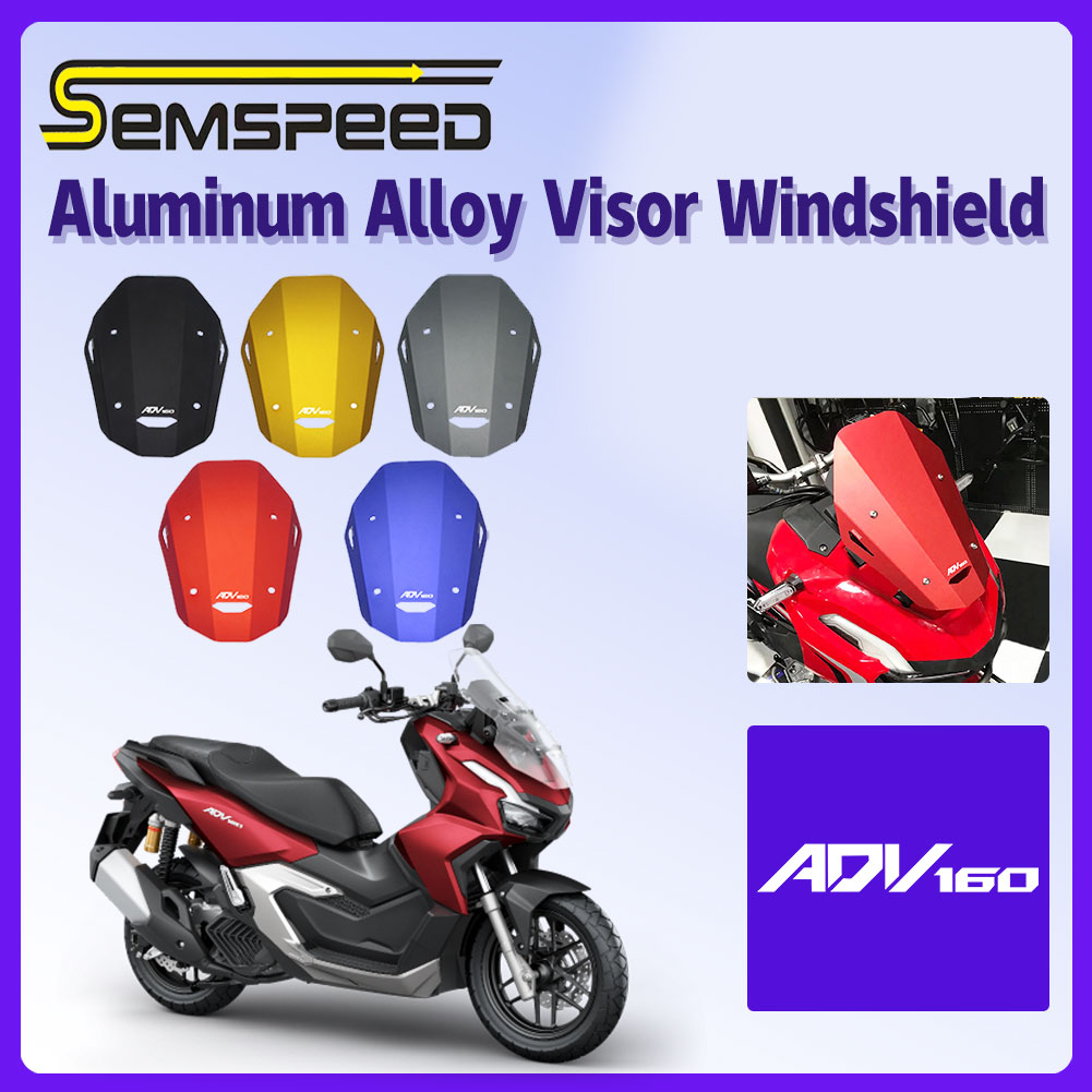 【SEMSPEED】For Hodna ADV160 ADV 160 2022-2024 Motorcycle Aluminum Visor ...