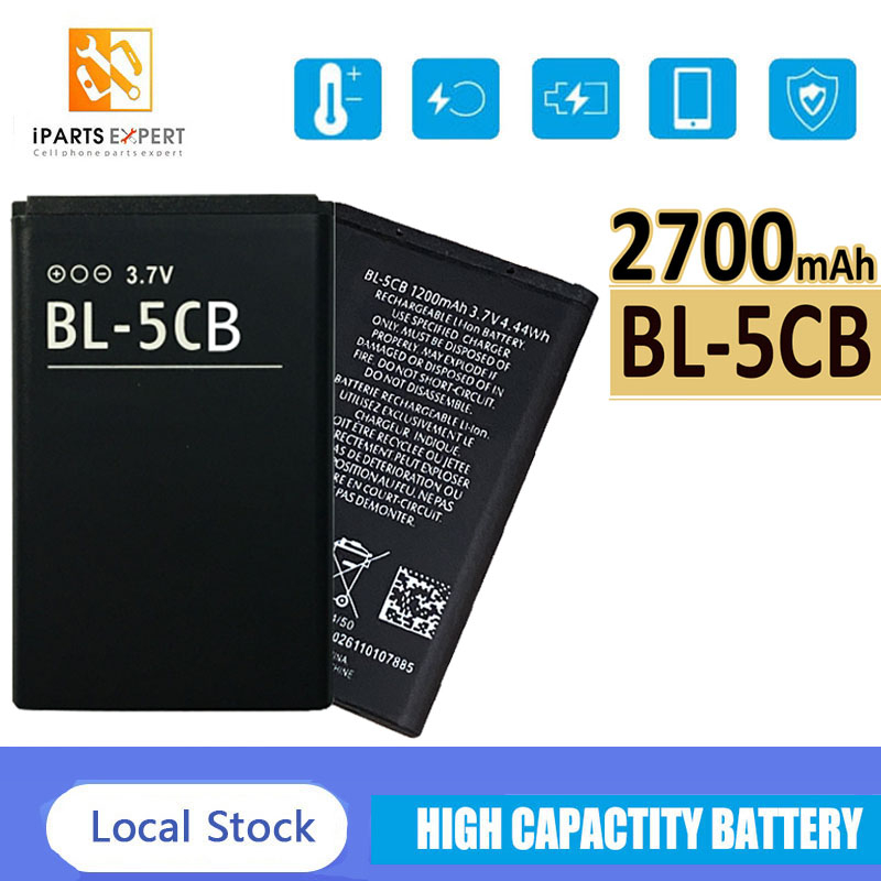 IPARTSEXPERT BL-5CB 2700mAh Lithium Polymer Phone Battery For Nokia ...