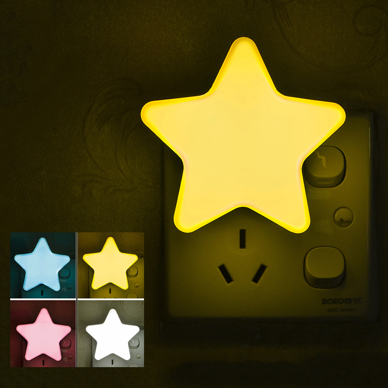 Led Smart Light Control Night Light Socket Light Sensing Star Stair ...