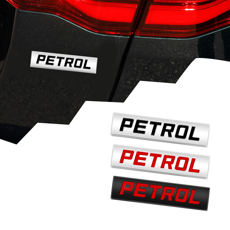 For Universal 3D Car Styling Petrol Vehicle Fuel Marking Car Fender ...