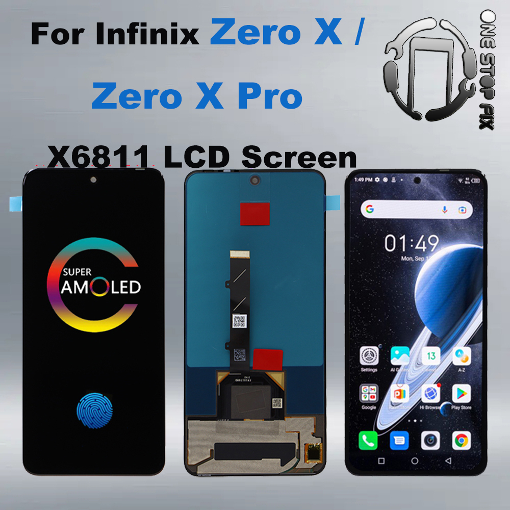Original AMOLED For infinix zero x pro X6811 X6811B LCD Display Touch ...