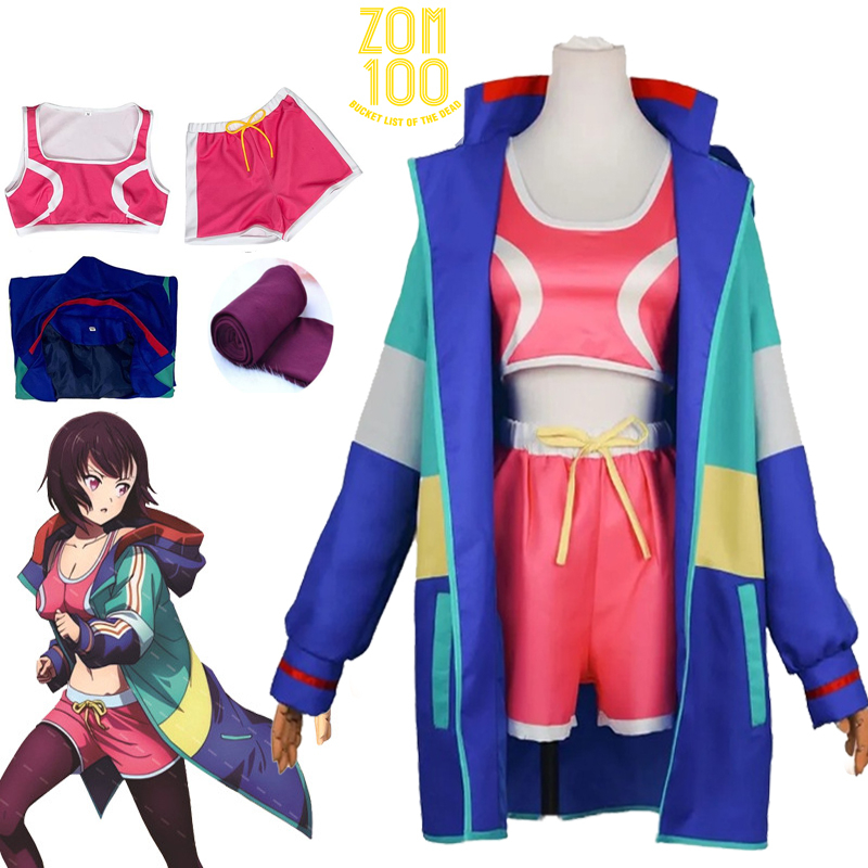 Zom 100: Bucket List Of The Dead Shizuka Mikazuki Cosplay Anime Costume ...