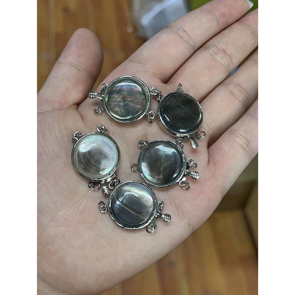 Abalone shell round shell Clasp | Shopee Philippines