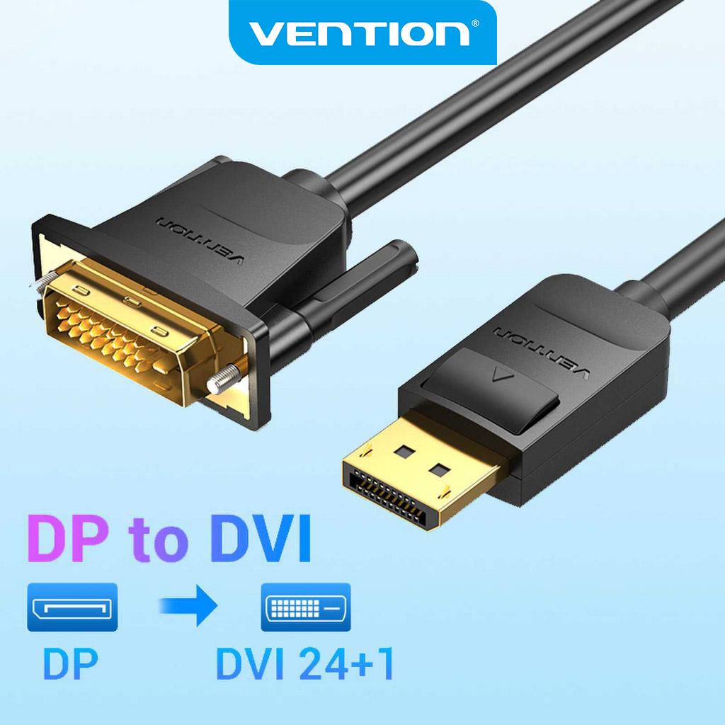 Vention DisplayPort to DVI Cable Video Adapter Compatible for Monitor ...