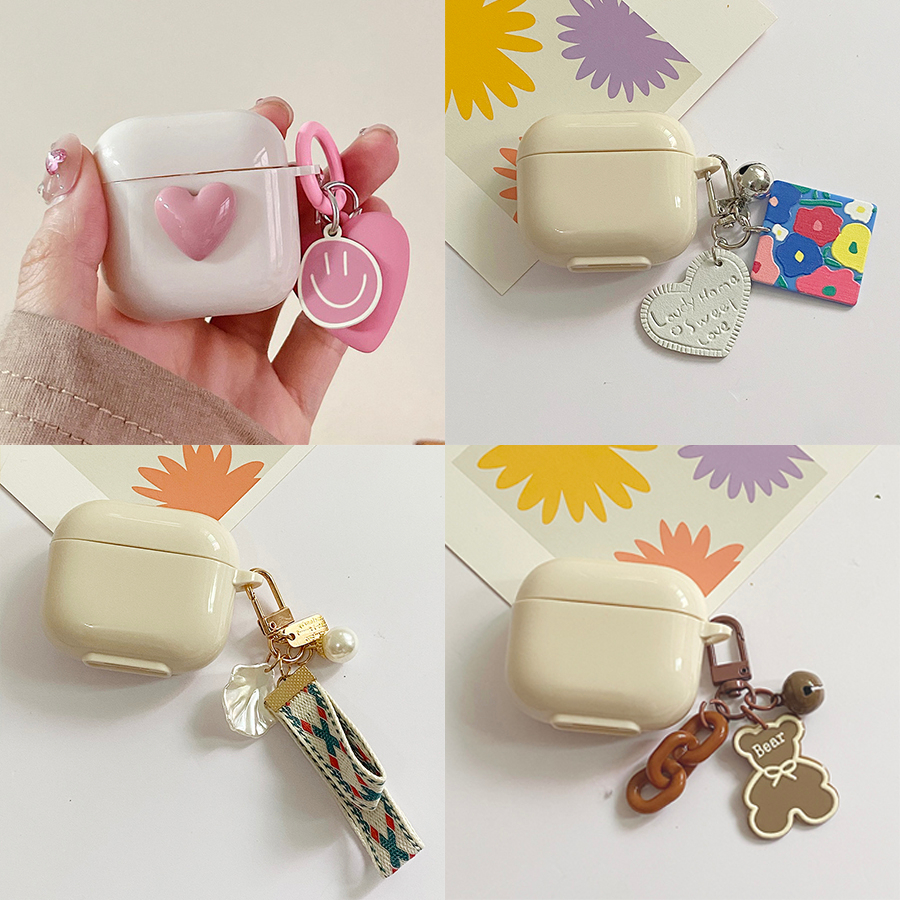Pro 4TWS cute with keychain Mini Pro 4 TWS / Mini Pro 5 Earphone Cover ...