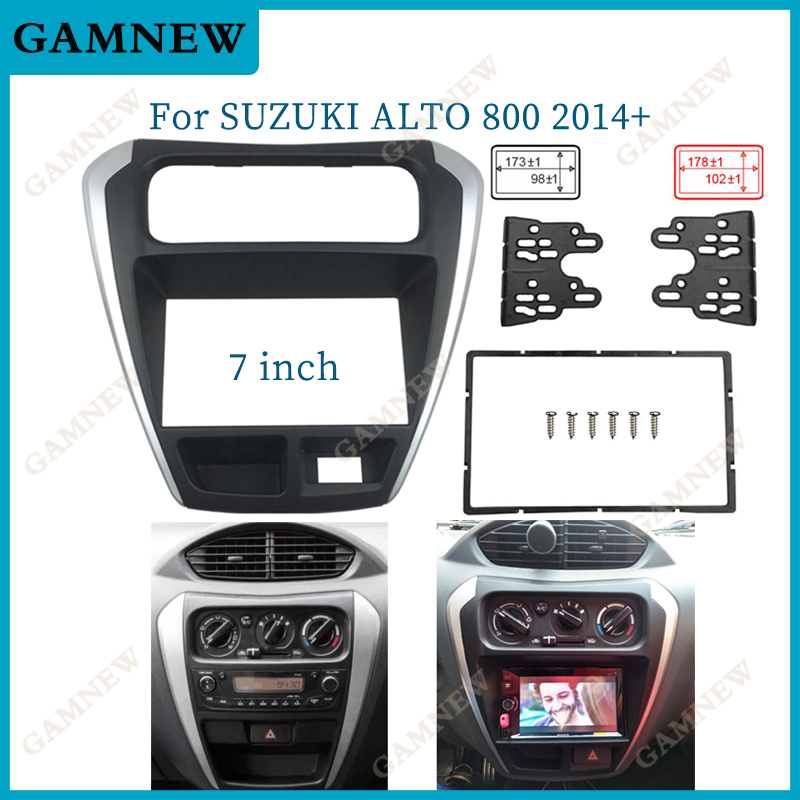 7 Inch Double Din Fascia for SUZUKI-Maruti Alto 800 2014+ Radio DVD ...