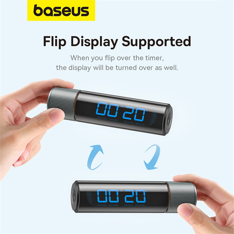 Baseus Magnetic Kitchen Timer Digital Timer Study Stopwatch Manual ...