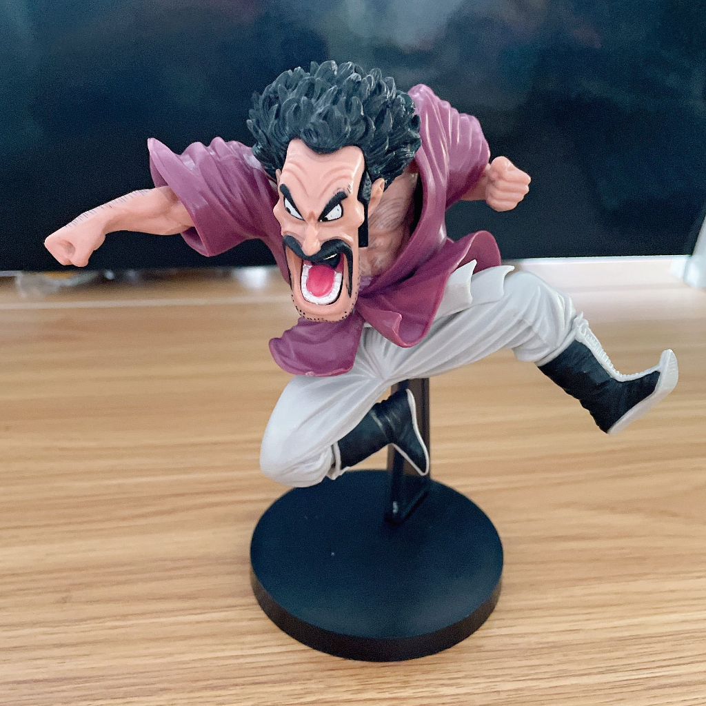 13cm Anime Dragon Ball Z Figure Hercule Mark Action Figure DBZ Mr Satan ...
