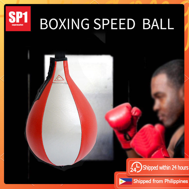 Boxing Speed Ball Hanging pear-shaped Bag Punching Exercise Speedball ...