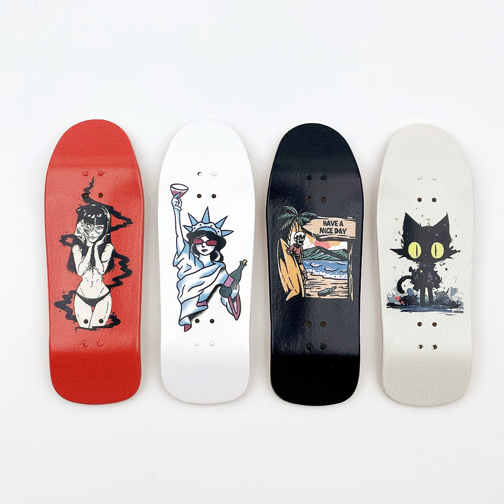 34mm New Shape Fingerboard Deck with Graphic for Professional Finger ...